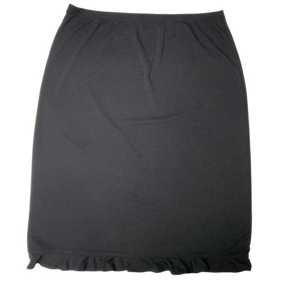 Cherokee | Skirts | Cherokee Black Ruffled Hem Pull On Lightweight ...